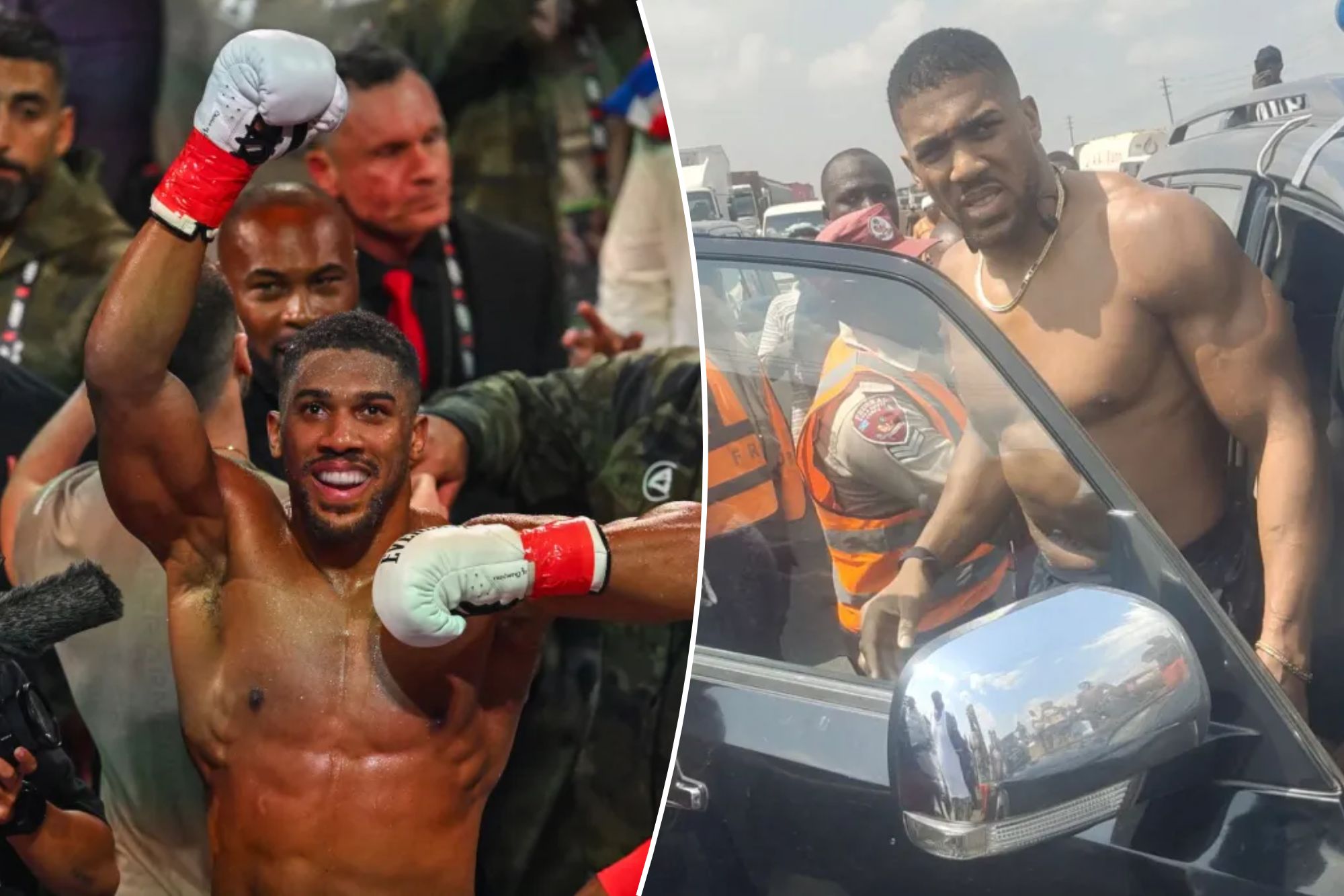 Anthony Joshua released from hospital after Nigeria car crash