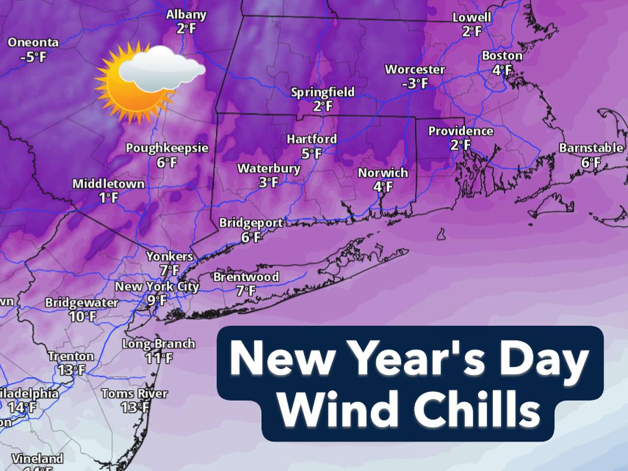 Bitter cold, gusty winds will keep chills near zero to start 2026 in ...