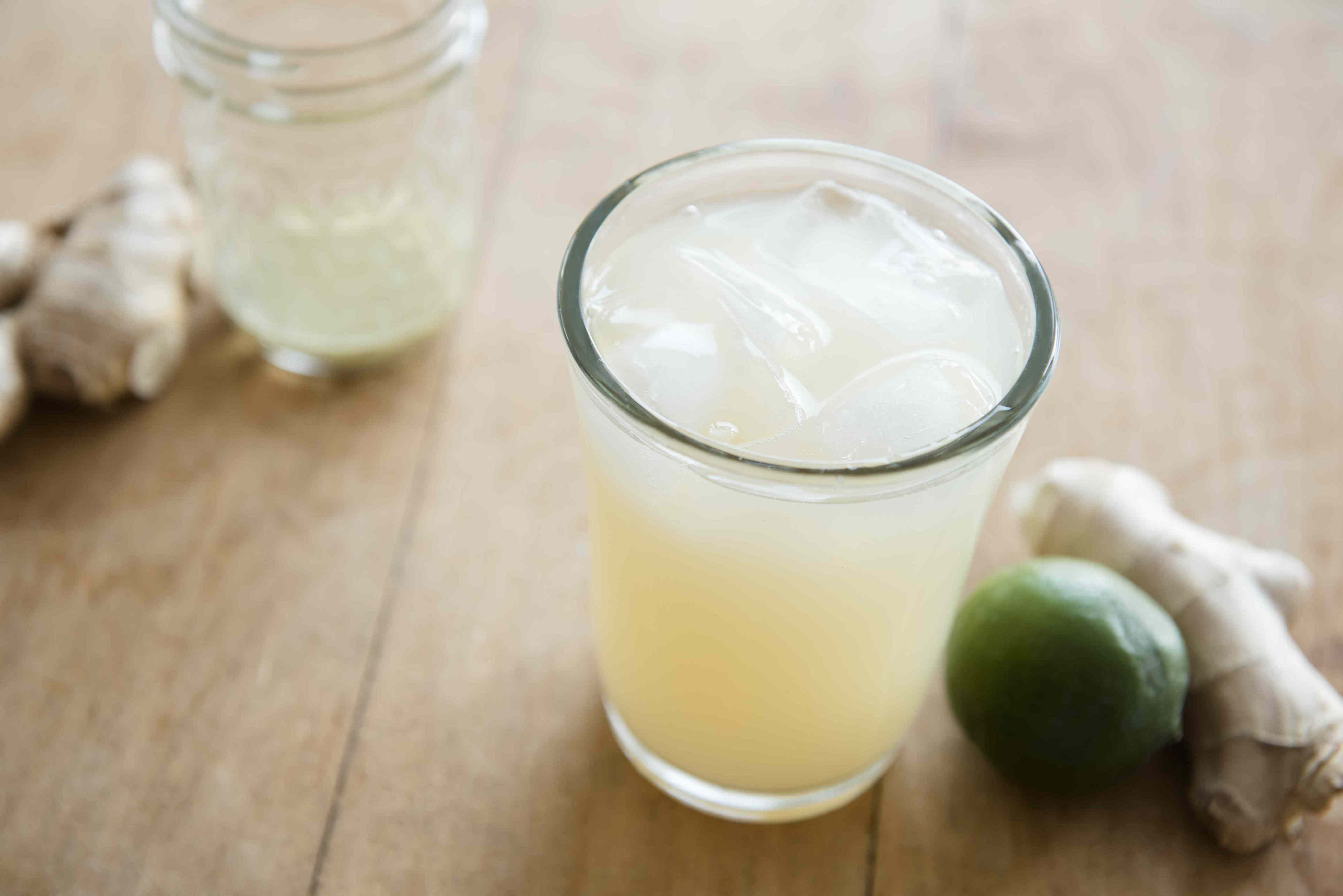 What happens to your stomachache when you drink ginger ale