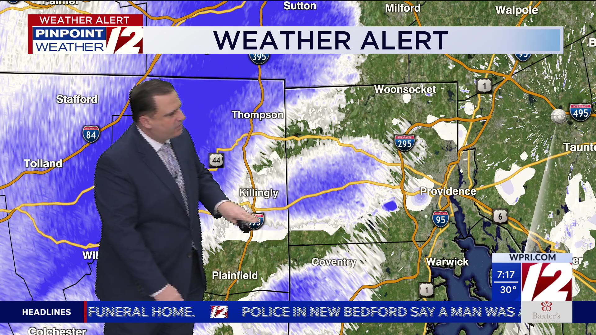 WPRI 12 weather forecast for 1/1/26: Snow squalls this morning; frigid ...