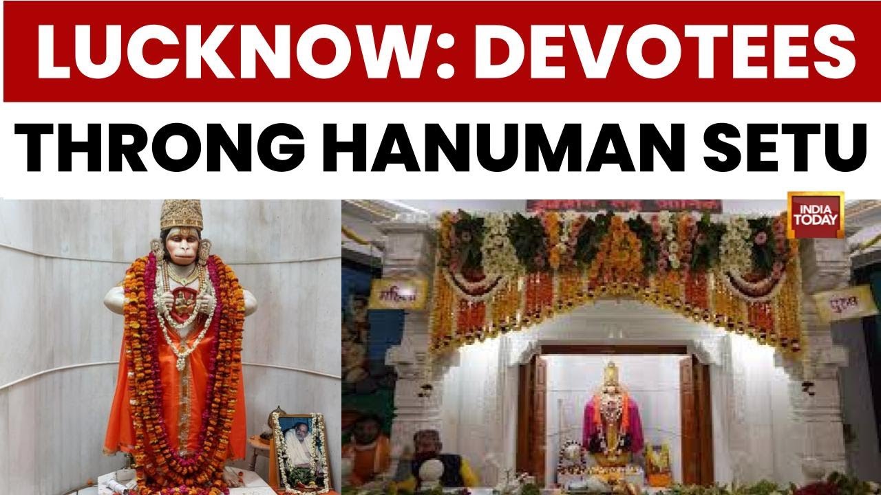 New Year 2026: Crowds gather at Lucknow's Hanuman Setu Temple for first ...