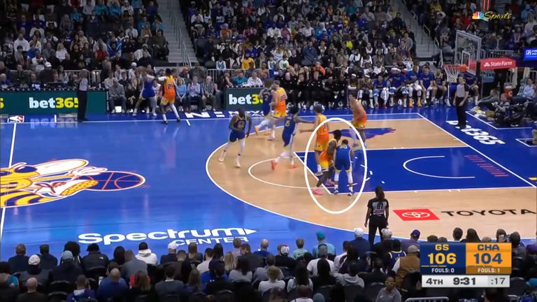 On the Warriors using the 'key' to unlatch the Hornets' top-lock on ...