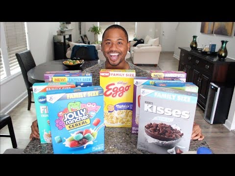 Trying all new weird cereals of 2020