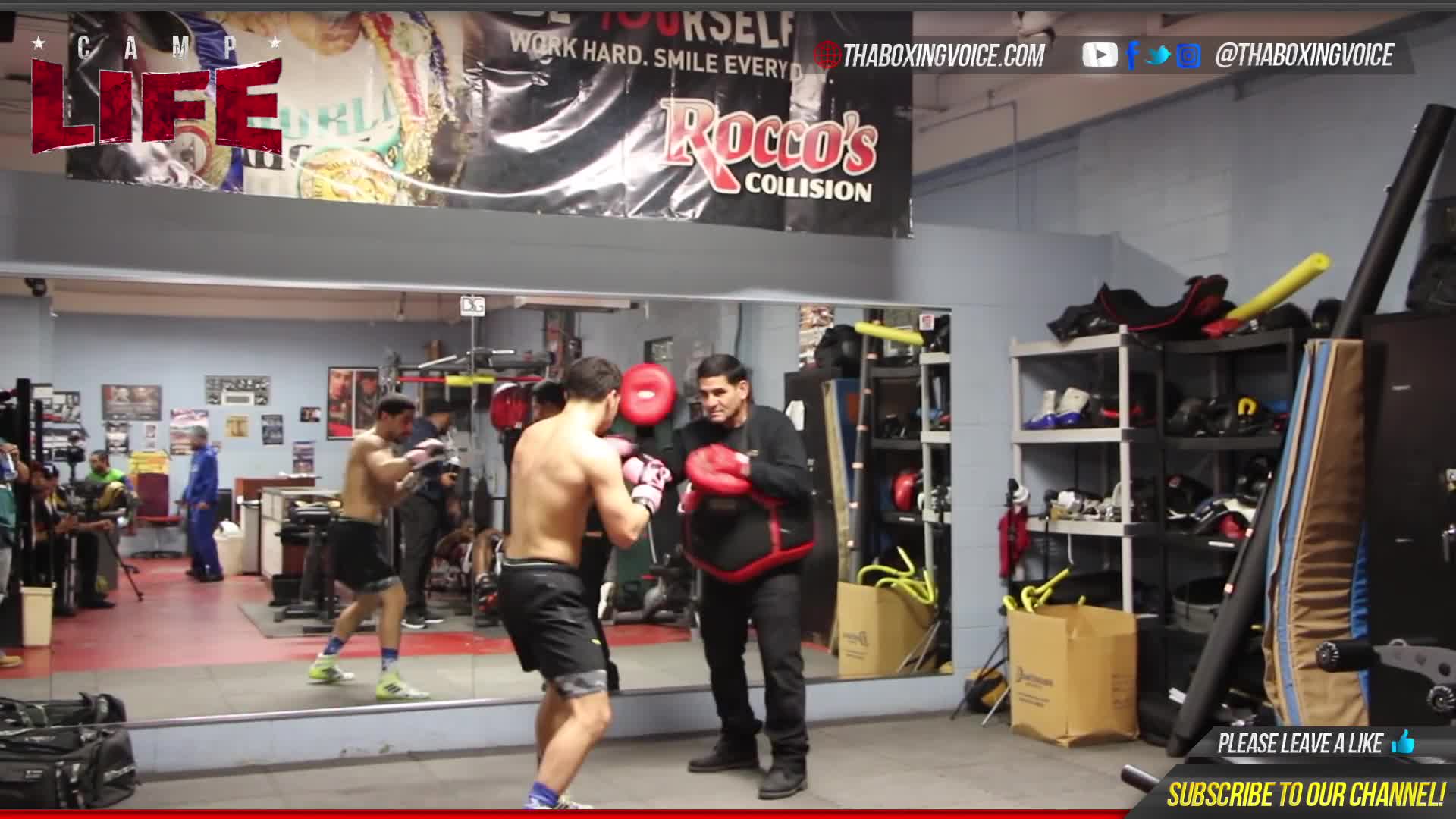 🔴 Camp life Danny Garcia is back showing precision and power on pads ...