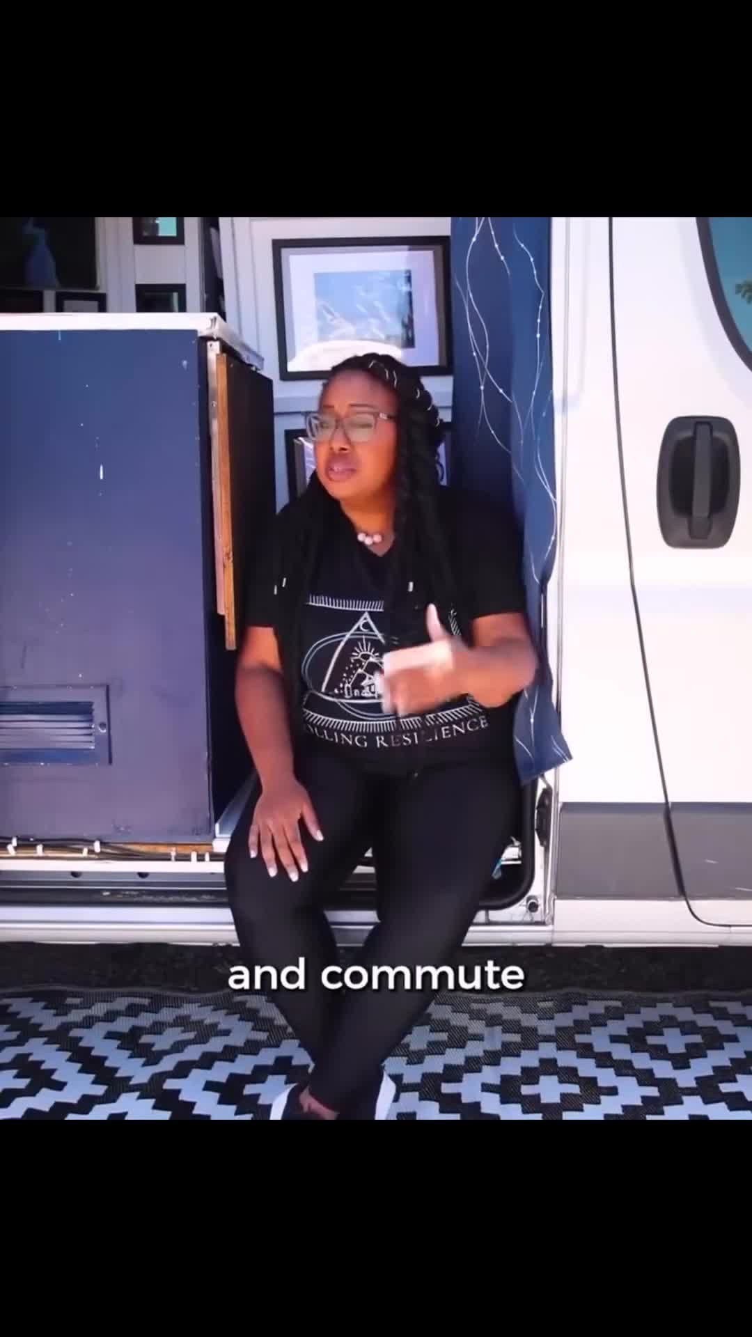 Claudia has been living in her DIY tiny home van conversion for 6 years!