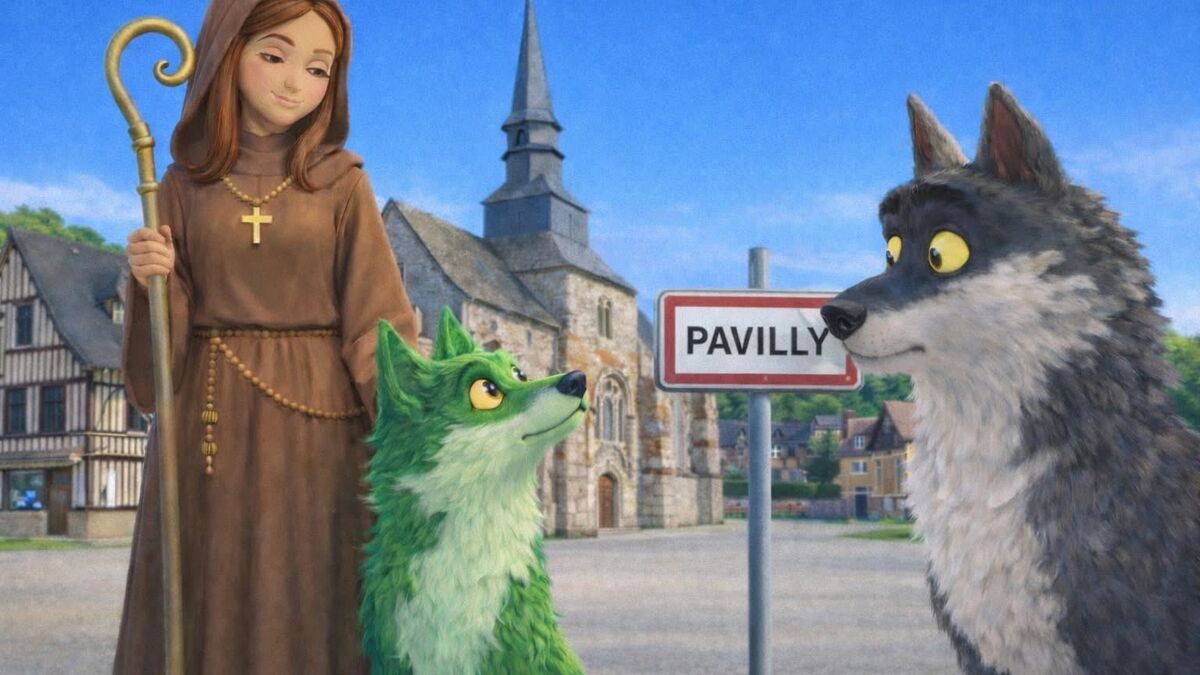 Le loup végétarien d’Intermarché peut-il aussi sauver la chapelle normande?