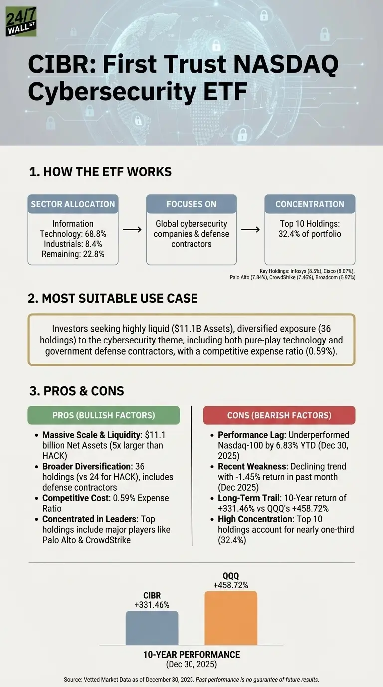 The NASDAQ cybersecurity ETF looks like one of 2026’s best investments