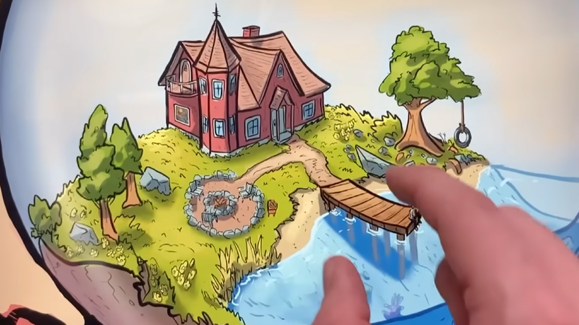 Infinite zoom art with no visible end