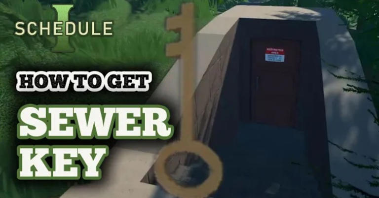 Schedule 1 sewer key: Fastest ways to find & use it