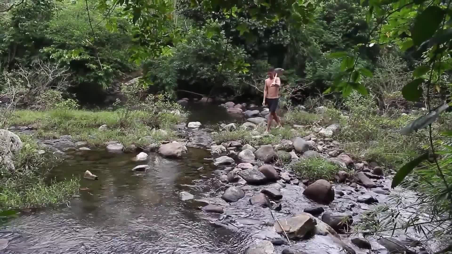 Primitive fishing techniques uncovered