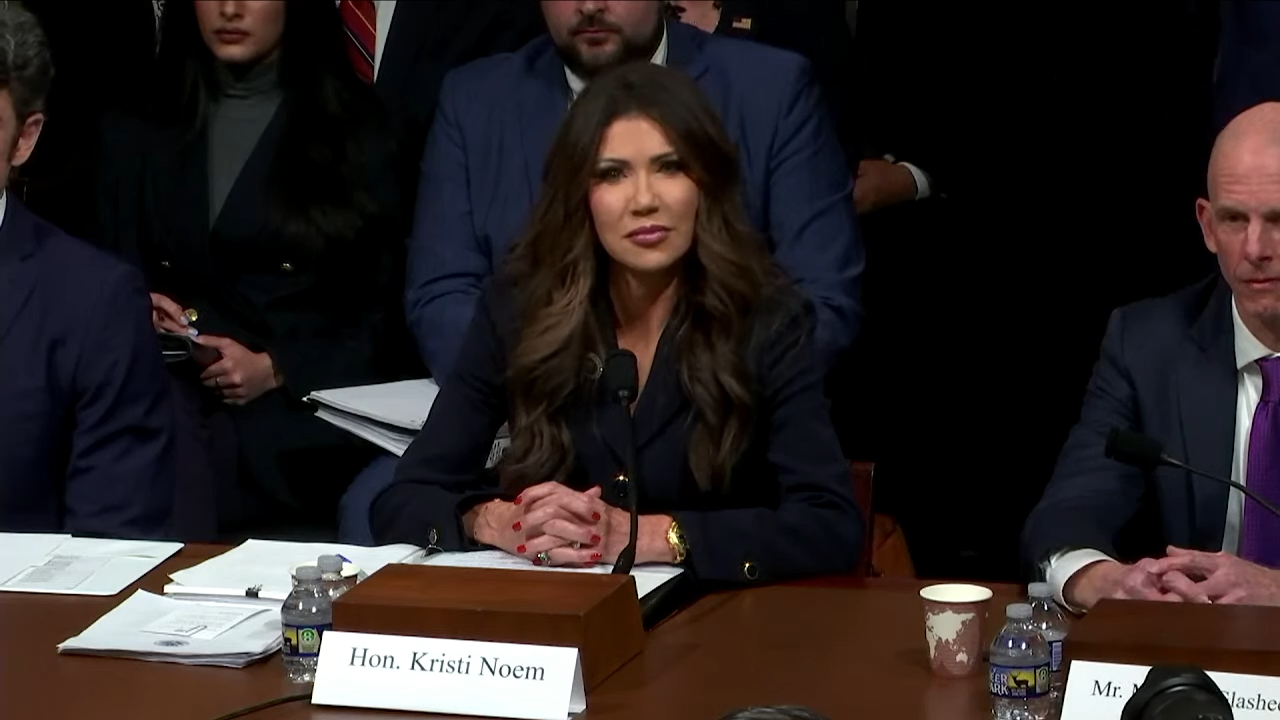 'You are making America less safe': Kristi Noem is left speechless as ...