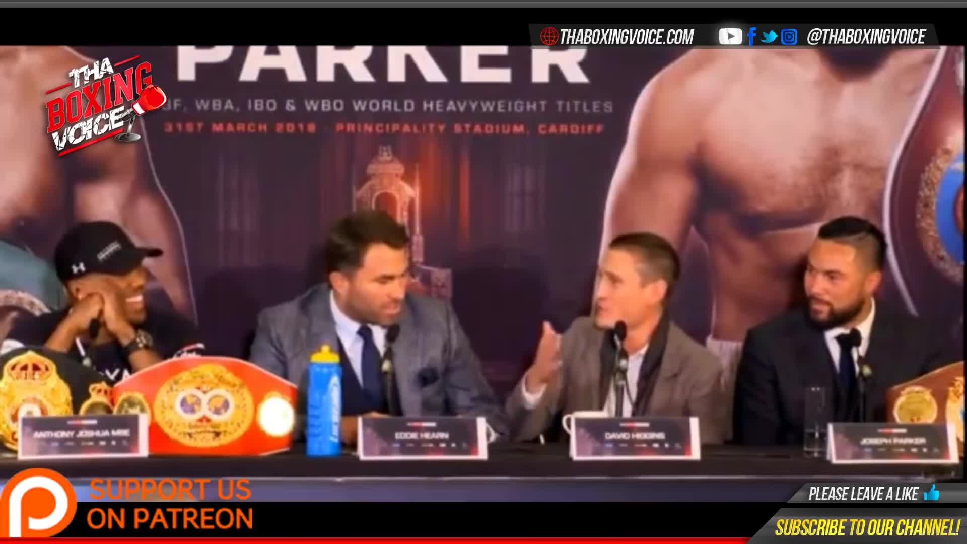 Anthony Joshua vs Joseph Parker: Eddie Hearn sets David Higgins straight!