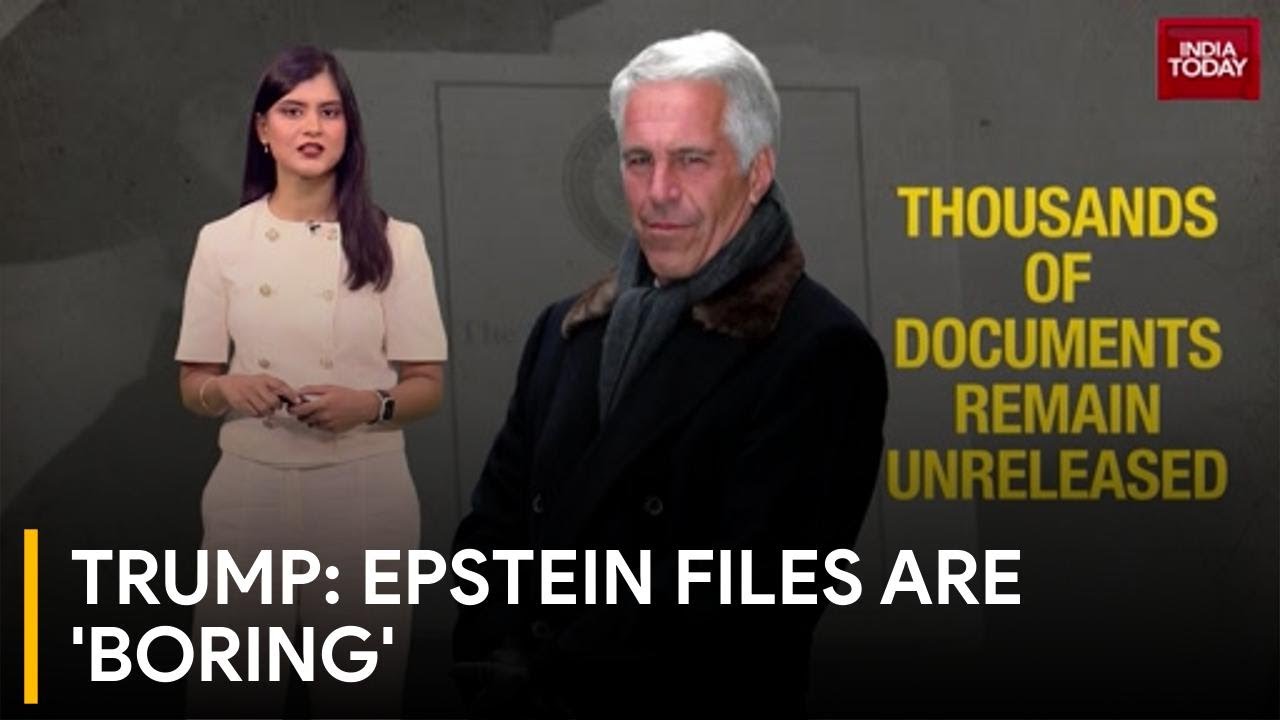Donald Trump under fire for calling Jeffrey Epstein files 'boring' and ...