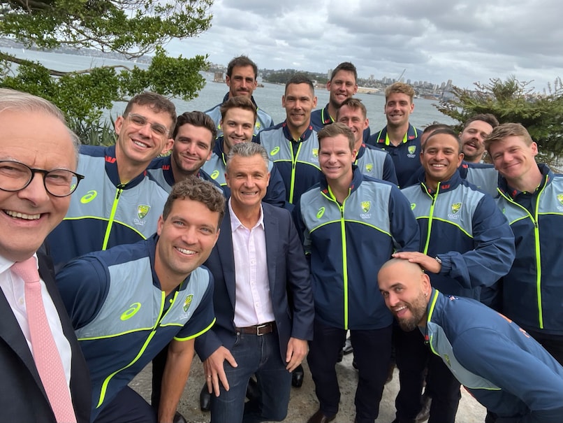 Australian PM Anthony Albanese hosts Aussie, England players for annual ...