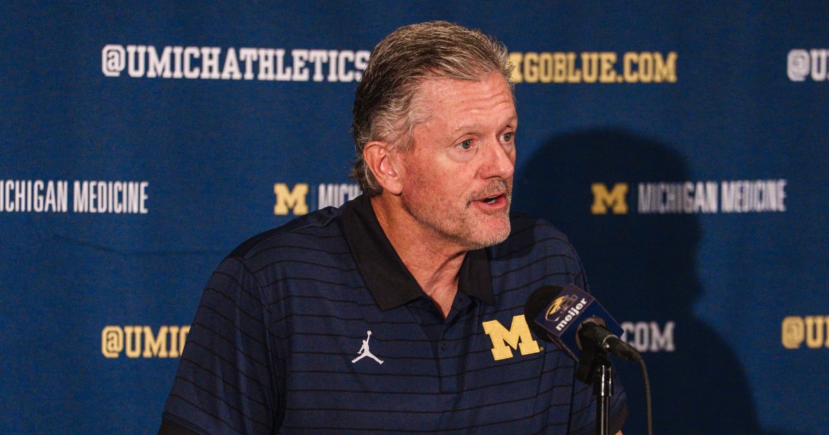 Michigan coach Kyle Whittingham discusses offensive coordinator Jason ...