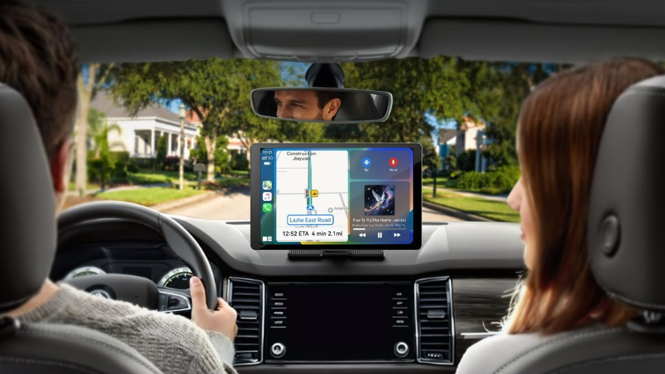 Elevate your drive with this stunning 11-inch Android Auto display