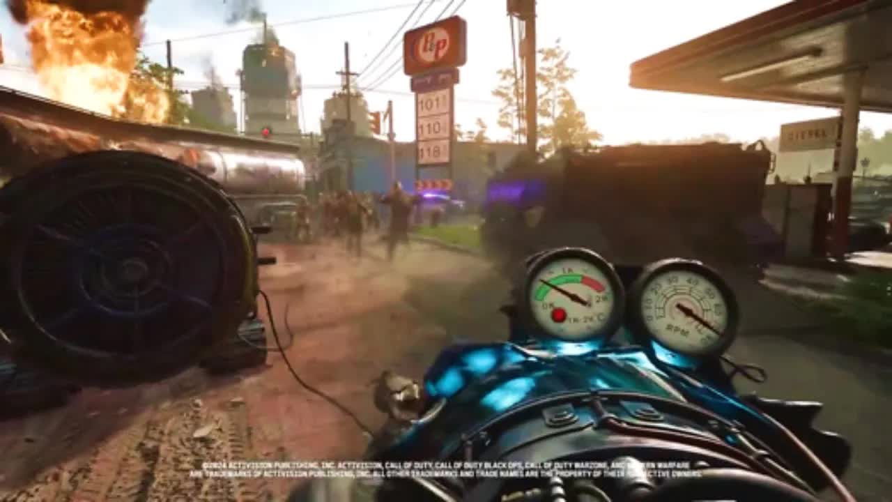 Black Ops 6 zombies Liberty Falls jet gun gameplay (Black Ops 6 zombies ...