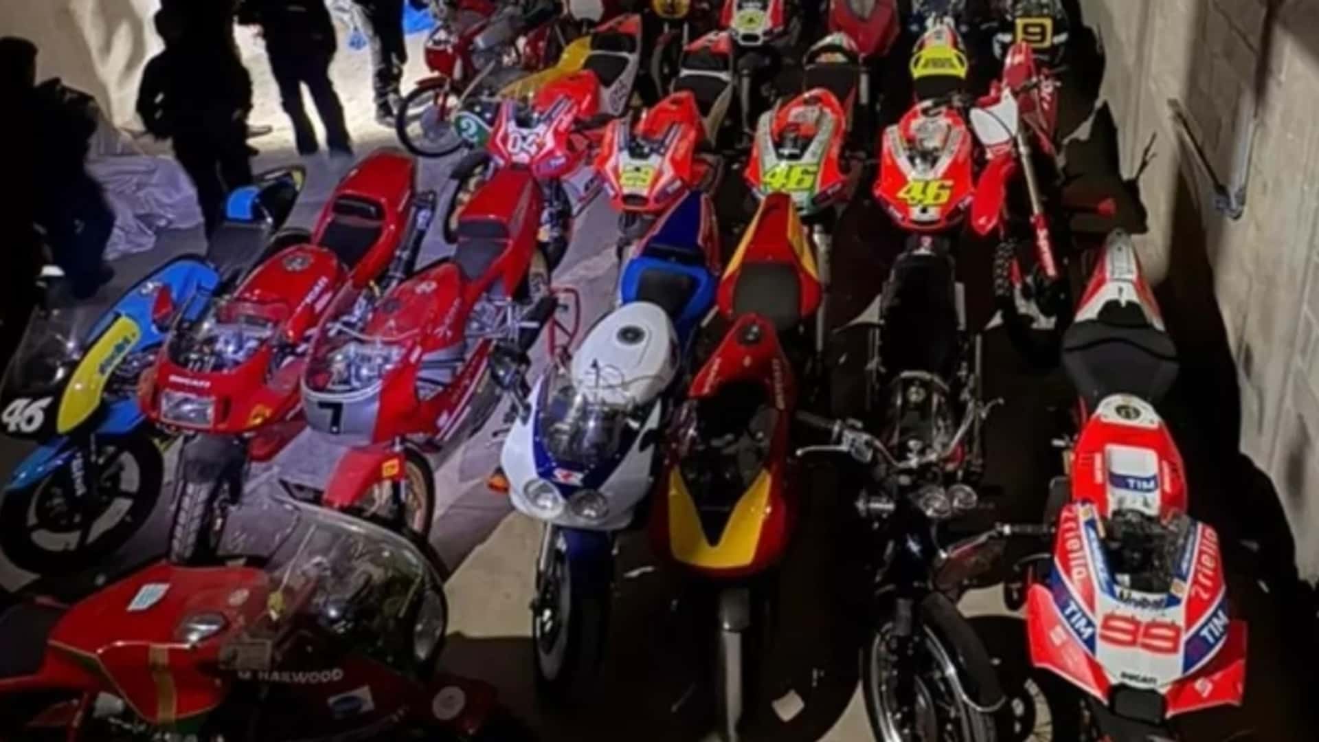 Ex-Olympian turned cartel king has massive private collection of MotoGP bikes seized