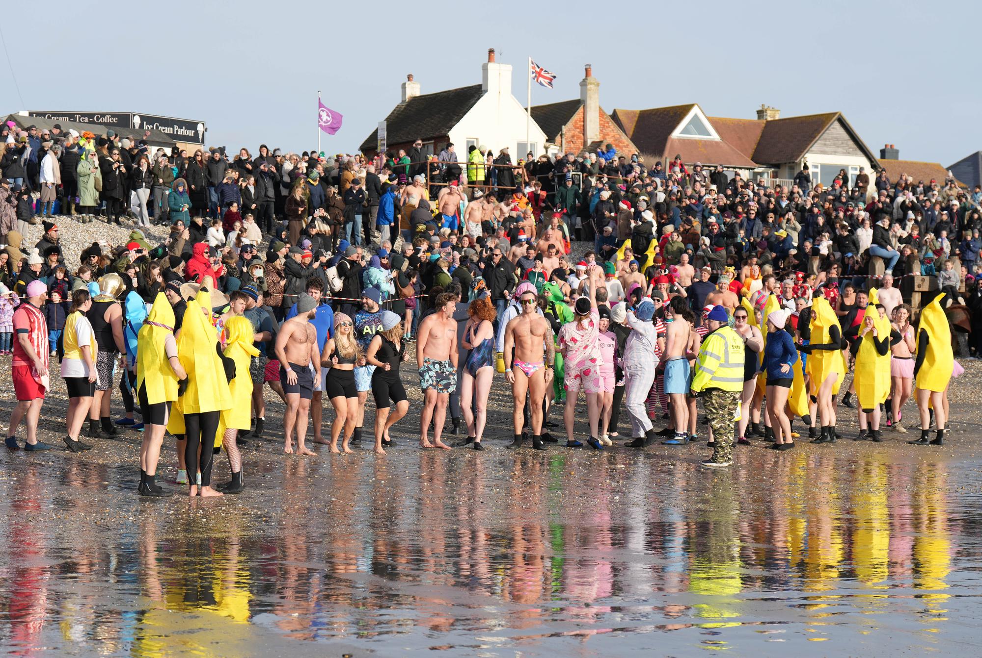 In pictures: East Wittering's New Year's Big Dip 2026