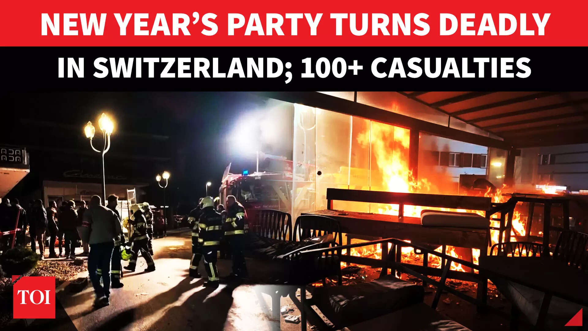 New year horror in Switzerland; over 40 killed, 100 injured as deadly ...