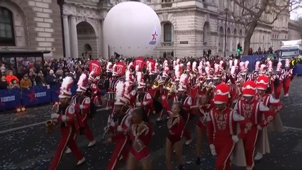 Thousands brave freezing temperatures for London's spectacular New Year ...