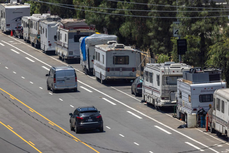 Homeless drivers off the hook in California as RV encampments spread in ...