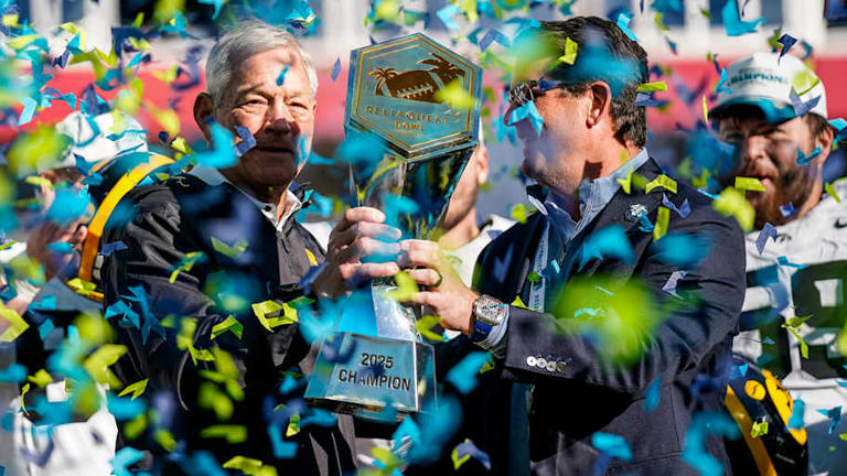 Iowa's head hawk added his name to the record books one final time in 2025