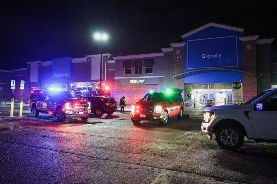 1 in custody after fire breaks out at Woodstock Walmart