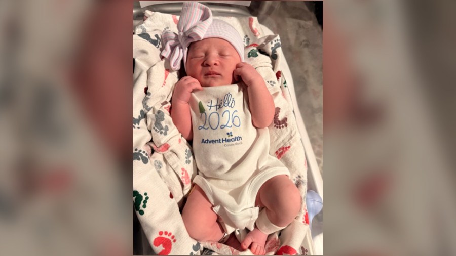 Possible first Colorado baby of 2026 born at Castle Rock hospital