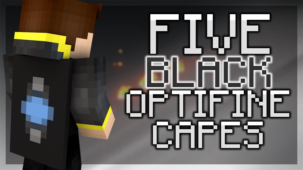 5 black Optifine cape designs | Sleek & stylish Minecraft capes