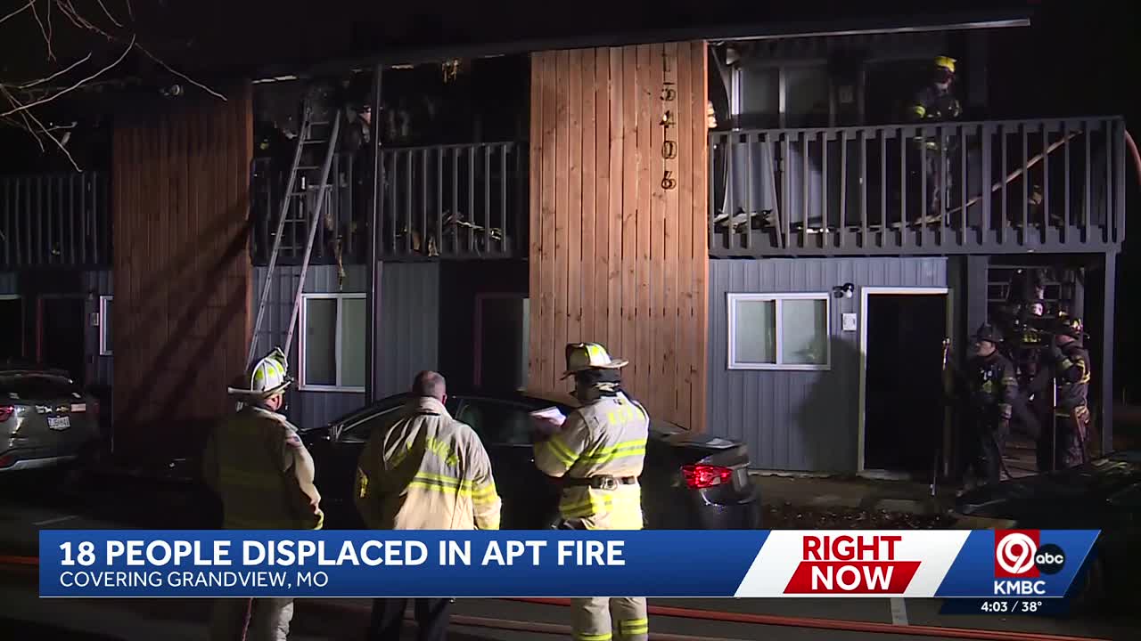 Firefighters battle early-morning apartment fire in Grandview that ...