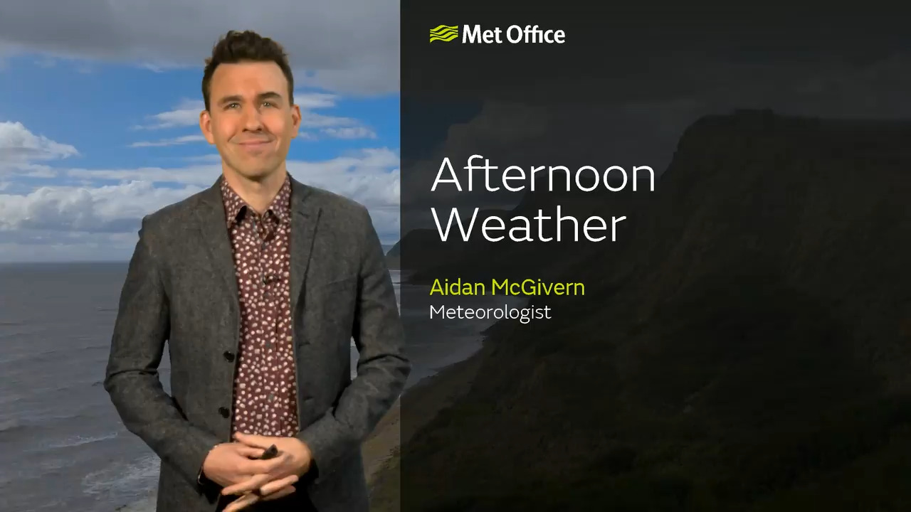 Met Office Thursday afternoon weather forecast 11/12/2025