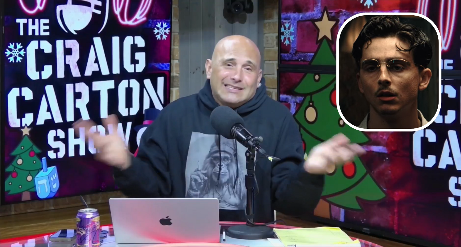 Craig Carton slams Marty Supreme
