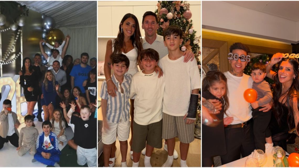 Familia, fiestas y grandes deseos para 2026: así festejaron Año Nuevo ...