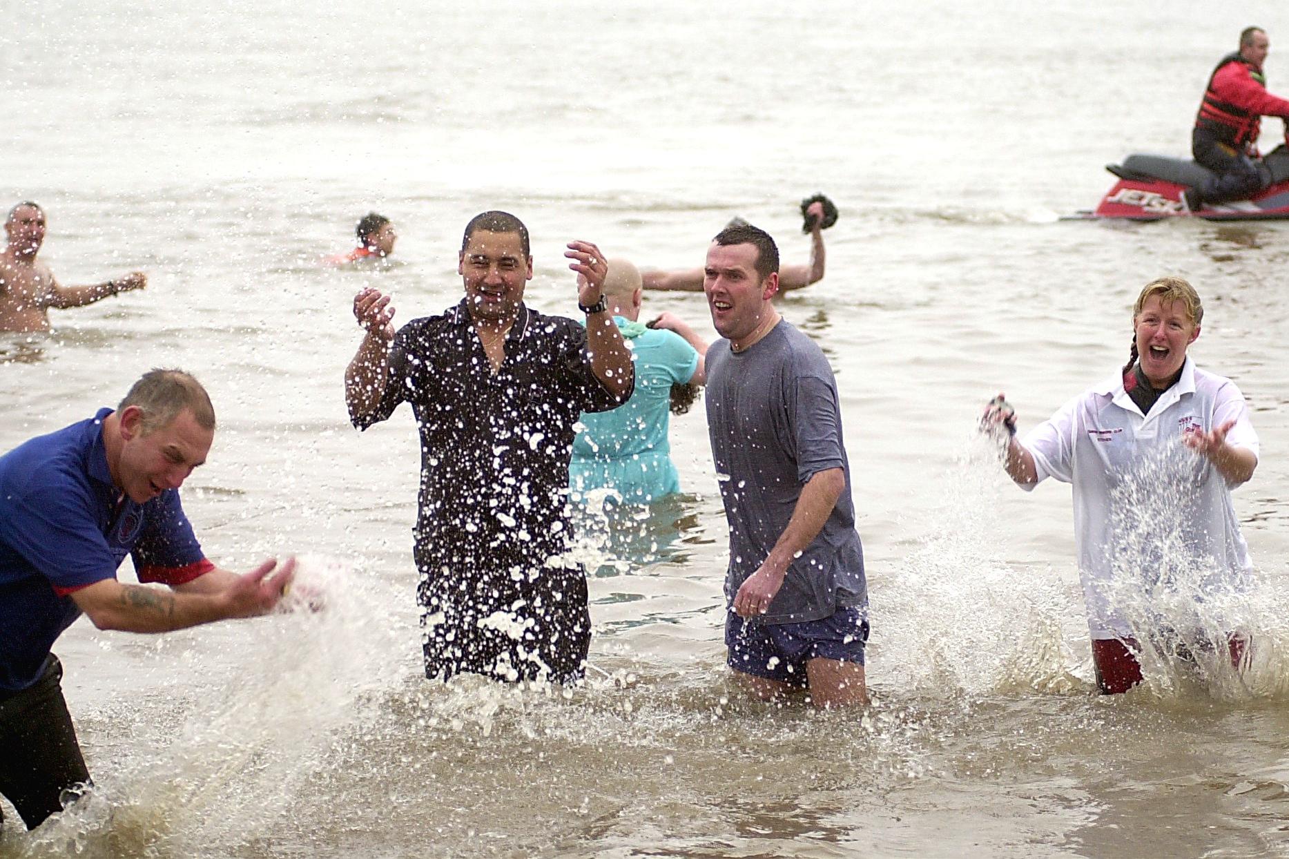 13 memorable pictures of the annual New Year's Day Dip that guaratee to ...