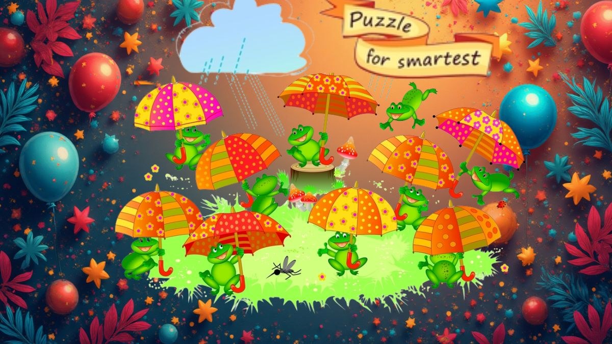 Can you identify the two identical umbrellas in this optical illusion ...