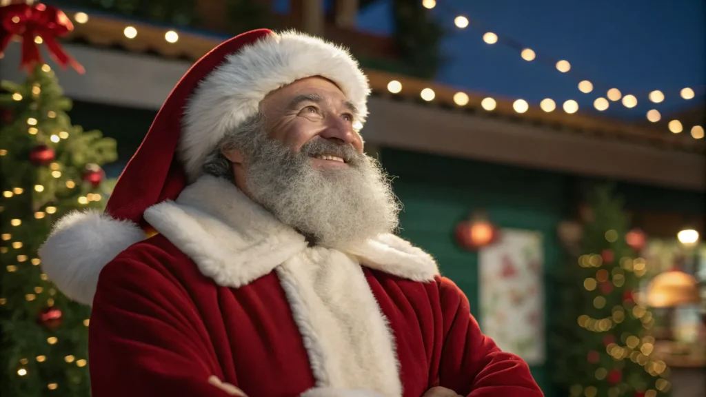 Real beards boost Santa hourly pay