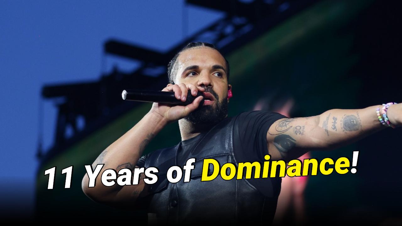 Drake becomes Spotify’s most streamed rapper for 11th straight year