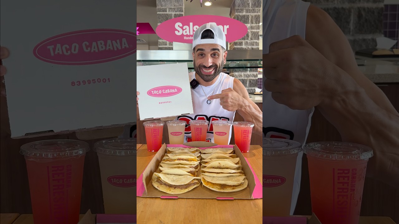 Can he beat the Guinness World Record for tacos?