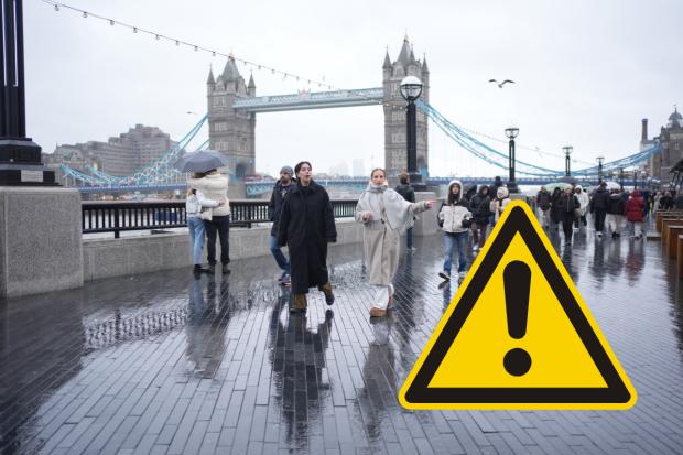 Hour-by-hour weather as yellow warning for snow and ice hits London ...