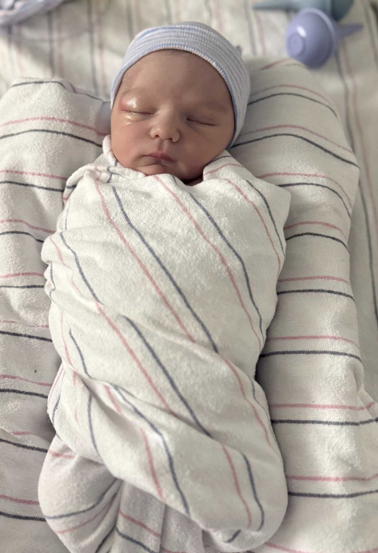 Waltham family welcomes Boston’s first baby of 2026