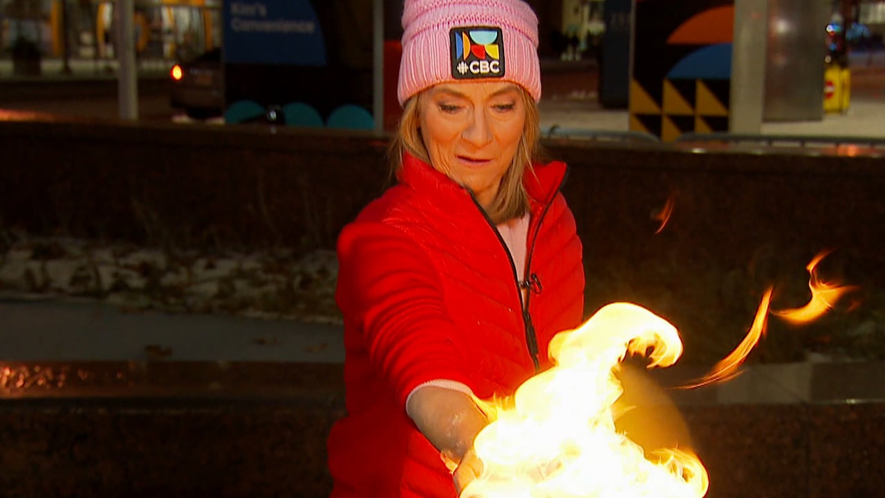 Adrienne Arsenault and David Common play with fire — safely