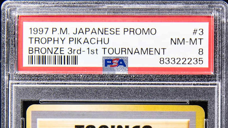 Top Five Pokemon Card Sales of 2025