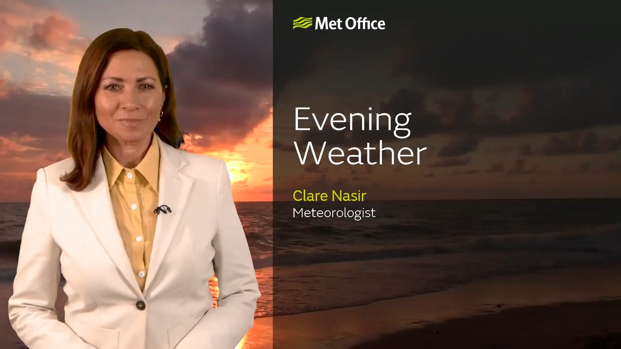 Met Office Wednesday Evening Weather Forecast 29/10/2025