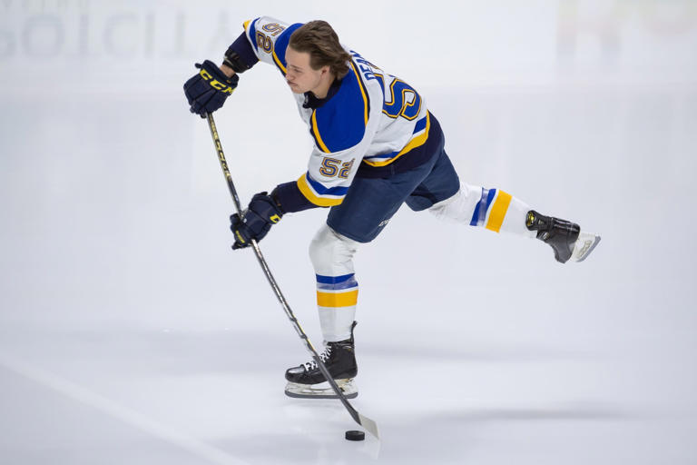 Blues’ Zach Dean cleared to re-join organization after finishing NHL ...