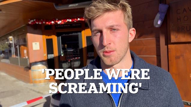 Witness recounts the horrific aftermath of the Swiss bar fire