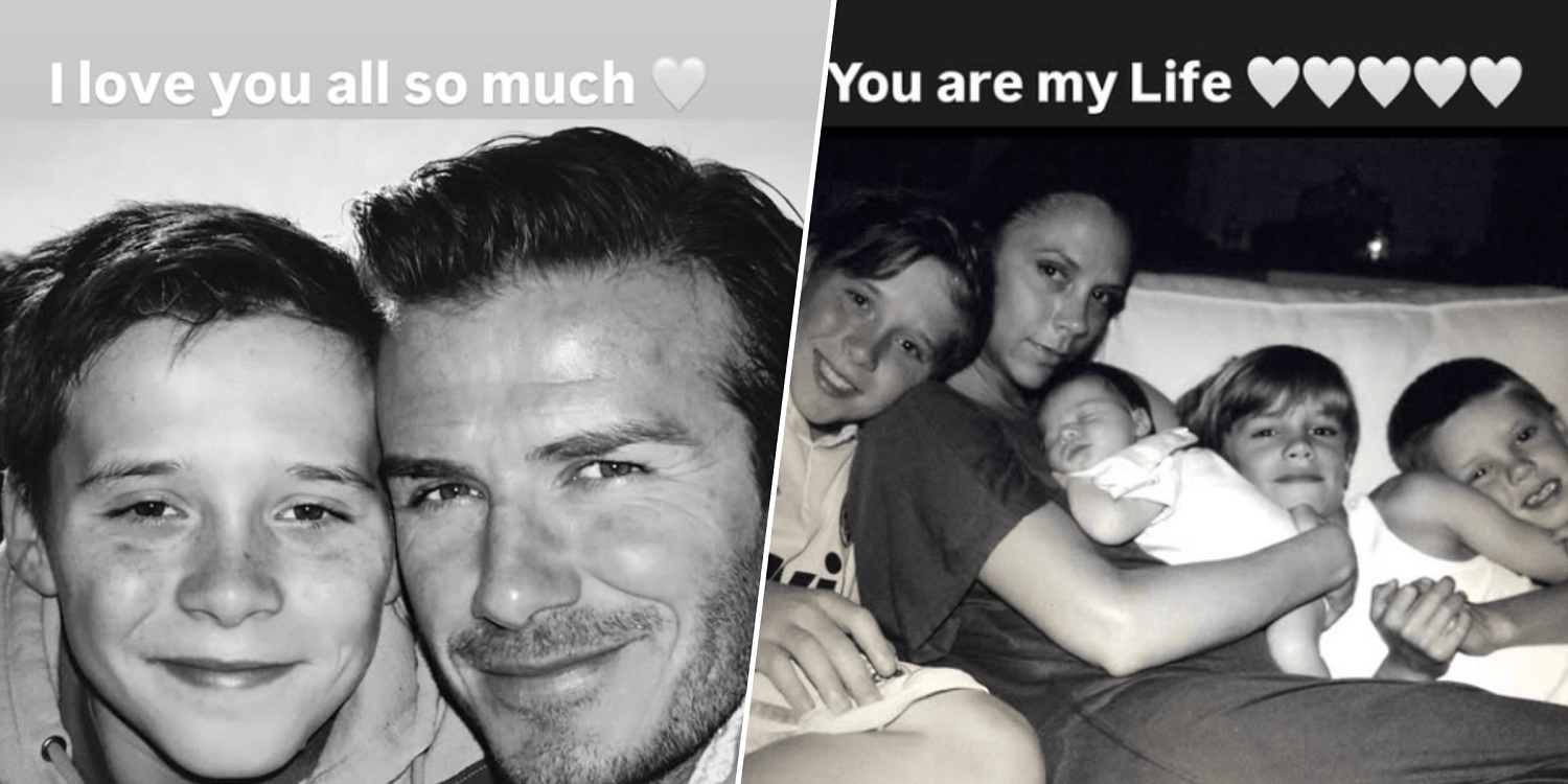 David Beckham writes loving New Year's message to his 4 kids, including ...