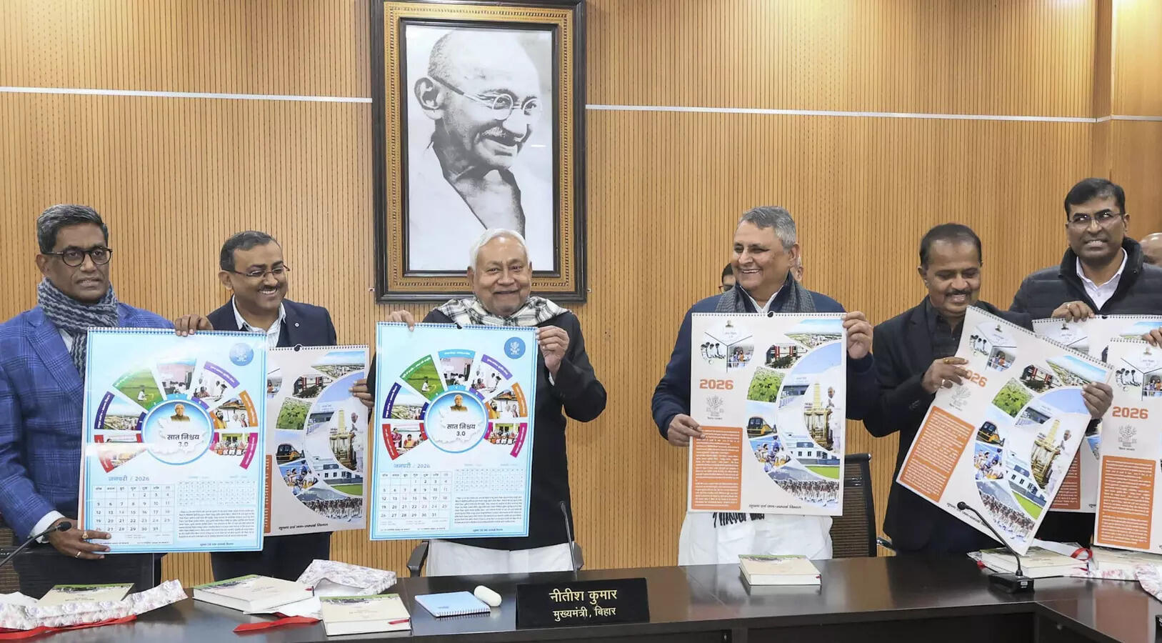 Govt outlines development vision as CM releases Bihar diary, calendar