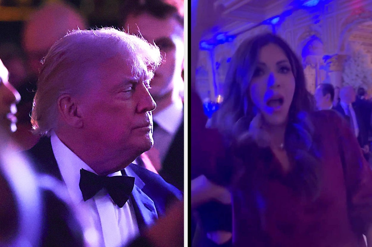 People are cringing at this viral clip from Trump's Mar-a-Lago New Year ...