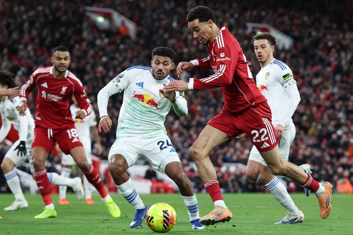 Liverpool held by stubborn Leeds as Calvert-Lewin is denied winner